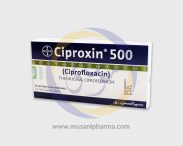 Ciproxin 500mg Tablet (Ciprofloxacin) – Bayer – Musani Pharma ...