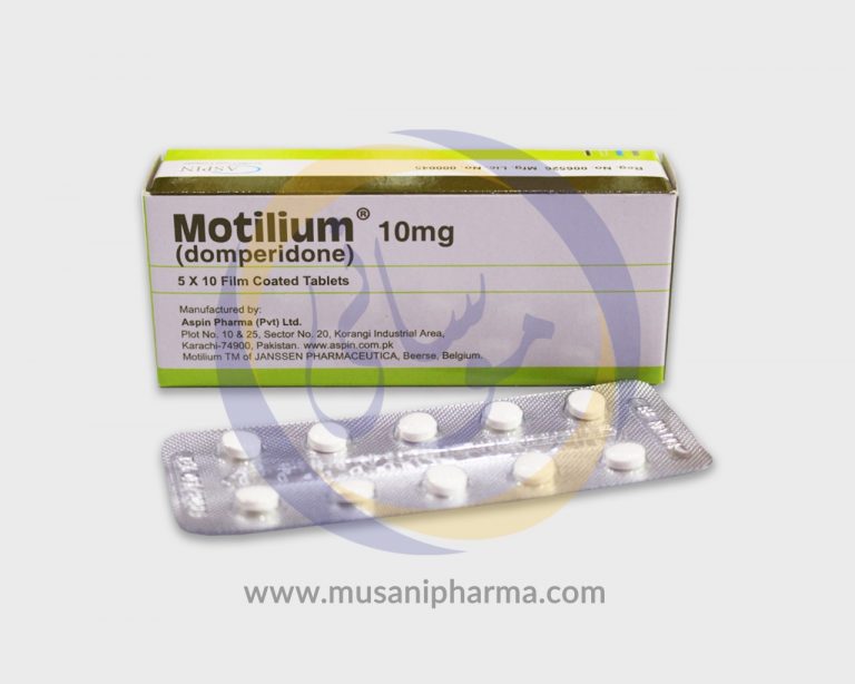 Motilium Tablet (Domperidone) – Aspin – Musani Pharma – Nutraceuticals ...