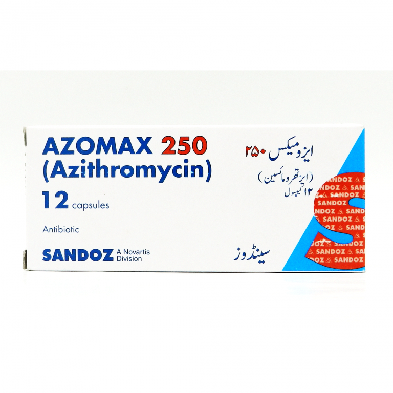 Azomax Capsules (Azithromycin) – Sandoz – Musani Pharma ...