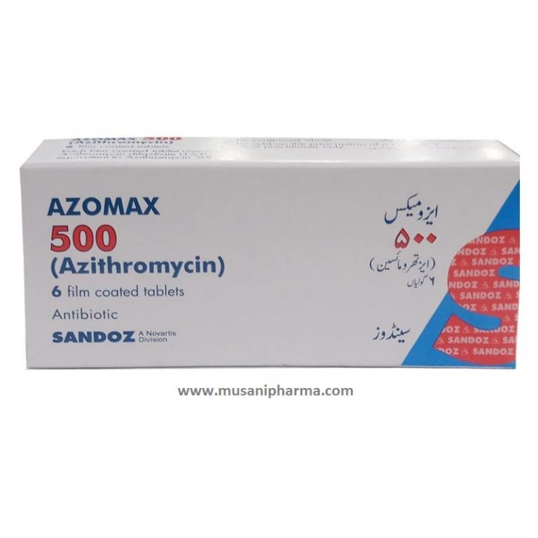 Azomax Capsules (Azithromycin) – Sandoz – Musani Pharma ...