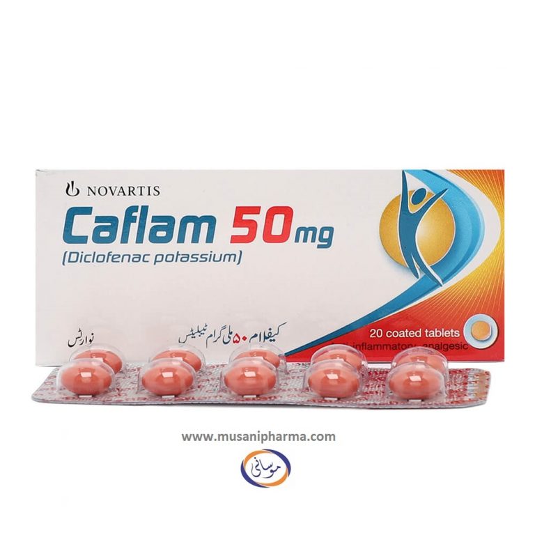 Caflam 50mg Tablet (Diclofenac Potassium) – Novartis – Musani Pharma ...