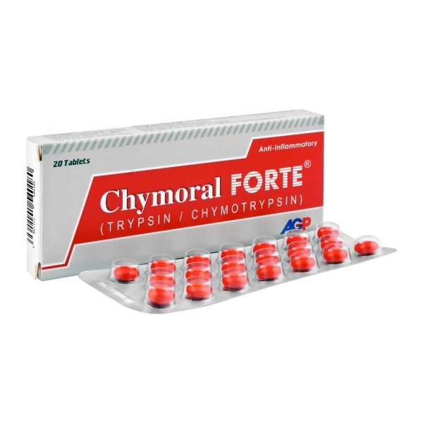 Chymoral Forte Tablet ( Trypsin Chymotrypsin, AGP ) – Musani Pharma ...
