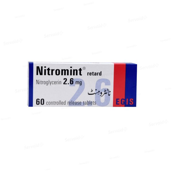 Nitromint 2.6 Retard Tablet (Nitroglycerin) – EGIS – Musani Pharma ...