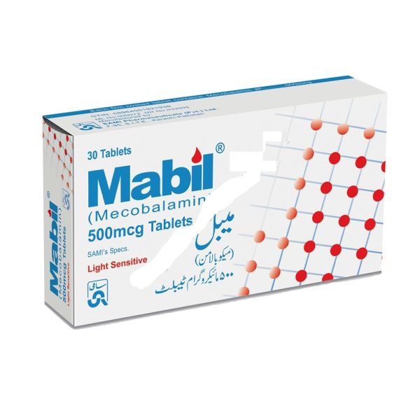 Mabil 500 Mcg ( Mecobalamin ) SAMI – Musani Pharma – Nutraceuticals ...