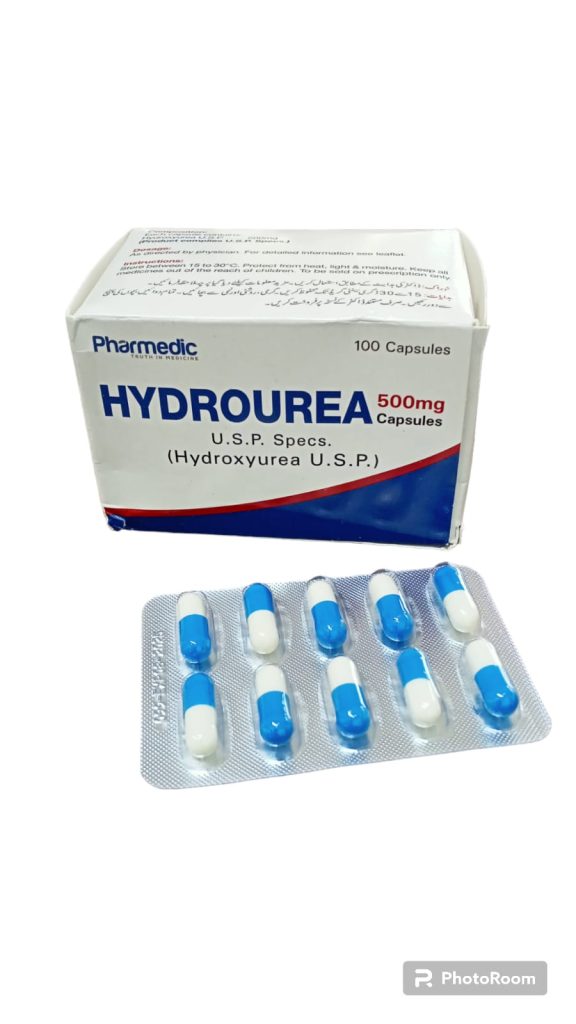 Hydrourea 500mg Caps ( Hydroxyurea ) Pharmedic – Musani Pharma ...