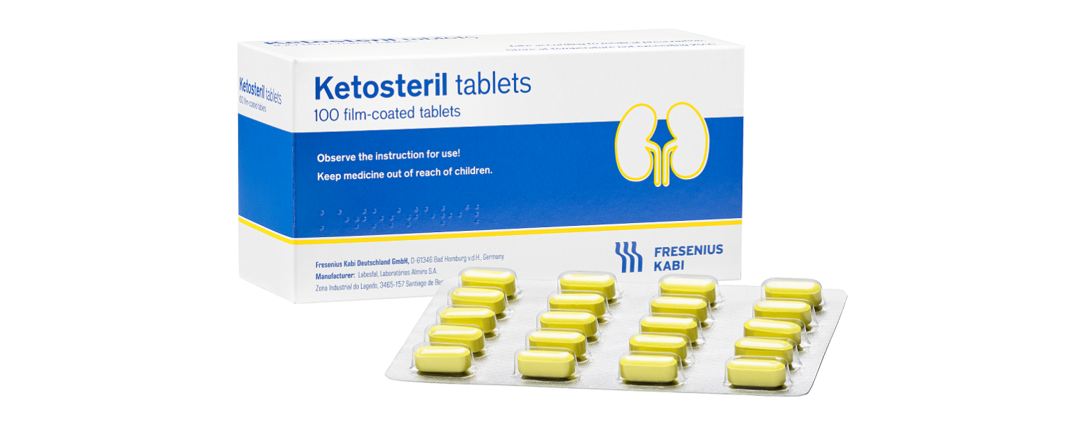 Ketosteril Tablet ( Ketoanalogues + Essential Amino Acids ) fresenius ...