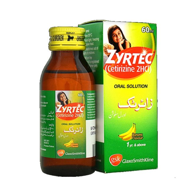 Zyrtec Syrup ( Cetirizine ) GSK – Musani Pharma – Nutraceuticals ...